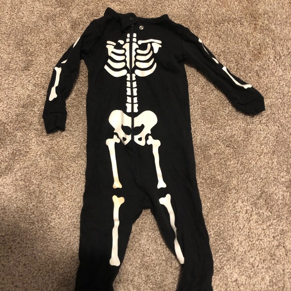 OshKosh B'gosh | One Pieces | Skeleton Pajama | Poshmark